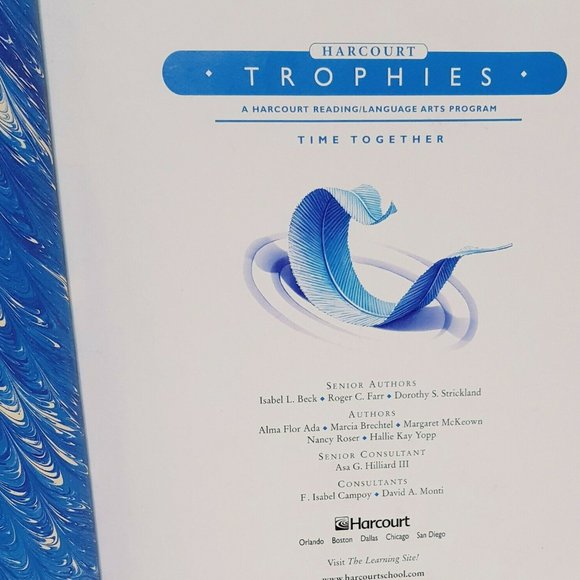 Harcourt Trophies | Other | Harcourt Trophies Grade Time Together ...